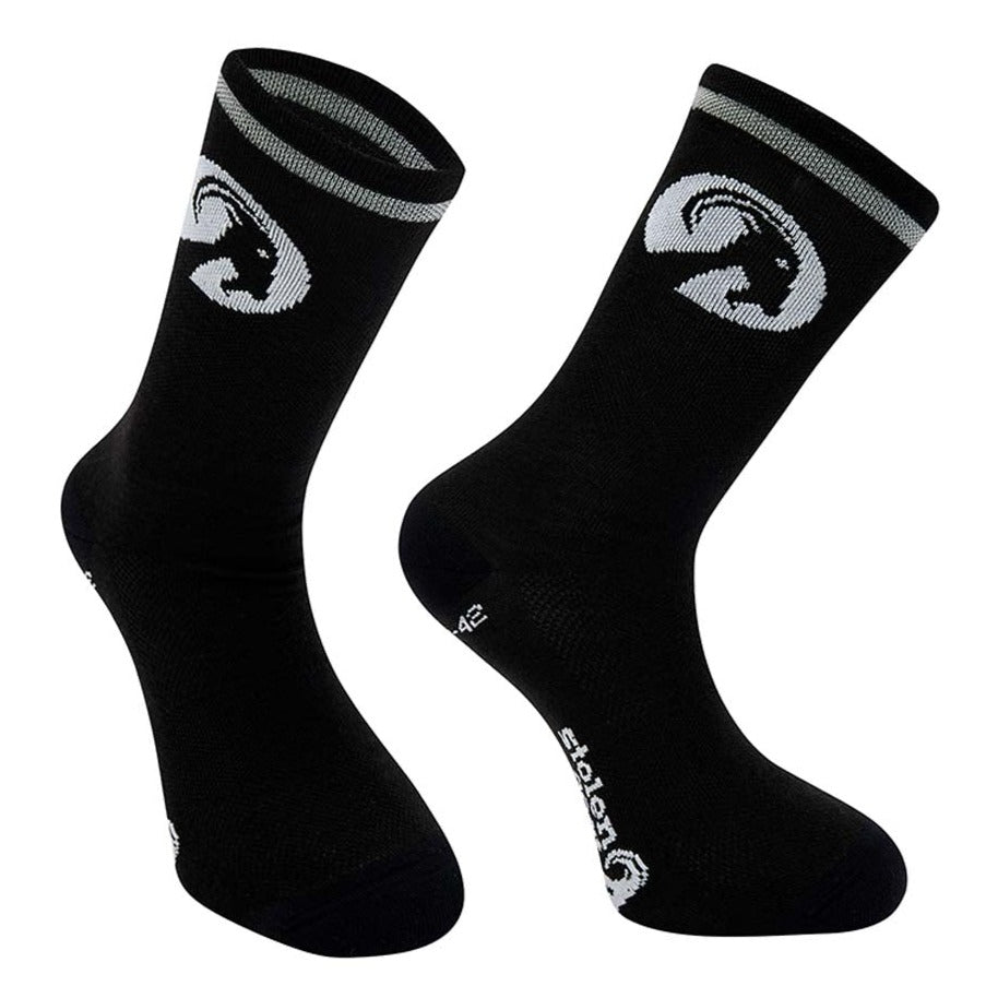 Stolen Goat Merino+ Reflective 20cm Socks – Black – VeloVixen – Home of ...